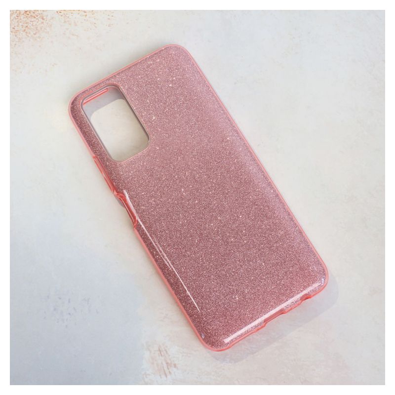 Maskica Crystal Dust za Huawei Honor 10X Lite roze