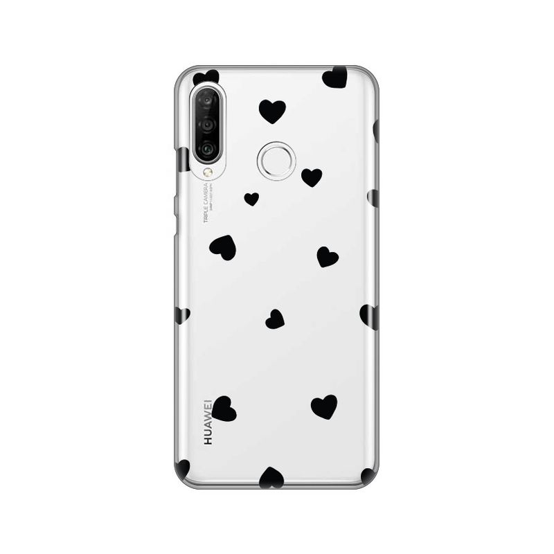 Maskica Silikonska Print Skin za Huawei P30 Lite Hearts