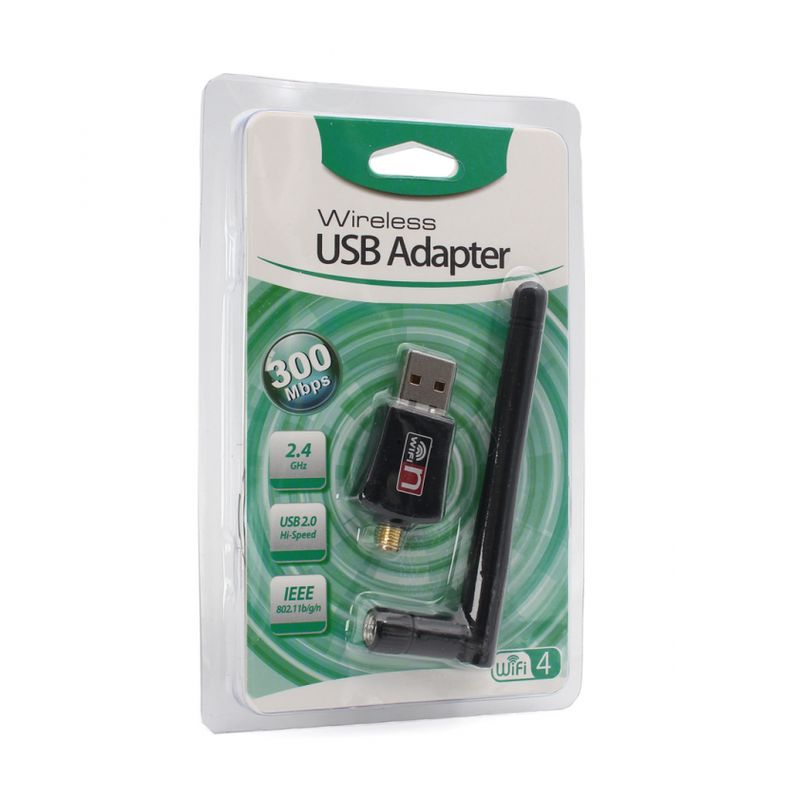Wireless N adapter sa antenom USB 2.4GHz 5DB 300Mb JWD-U63