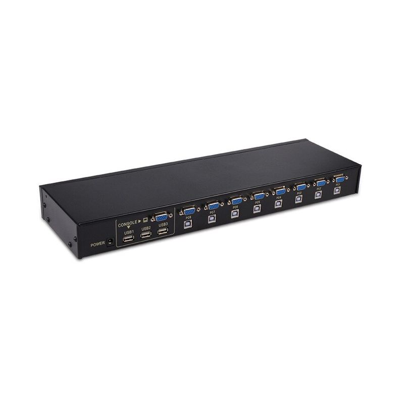 KVM switch 8 PC-a na isti monitor,mis,tastaturu JWD-SP27