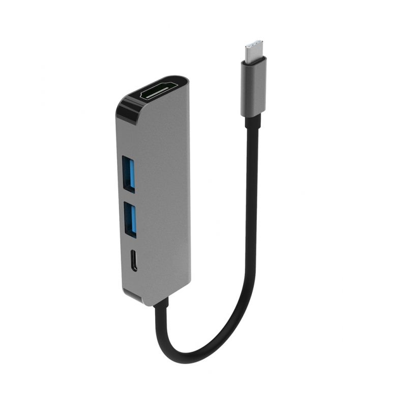 Adapter Type C na HDMI 2xUSB 3.0 type C 4u1