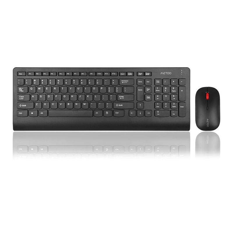 Combo mis i tastatura bezicni METOO C80 rechargeable crna