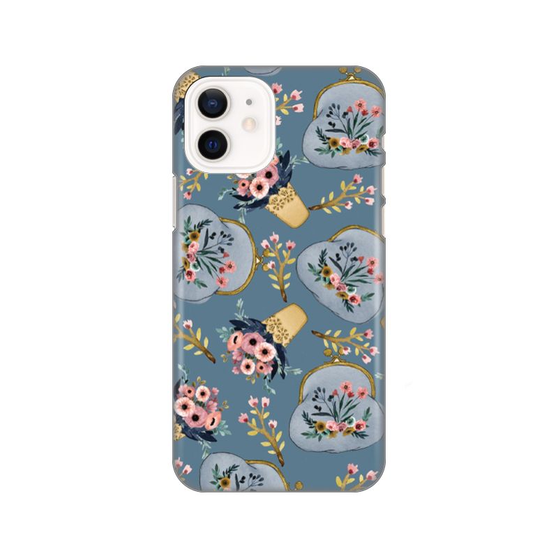 Maskica Silikonska Print za iPhone 12/12 Pro 6.1 Retro Blue