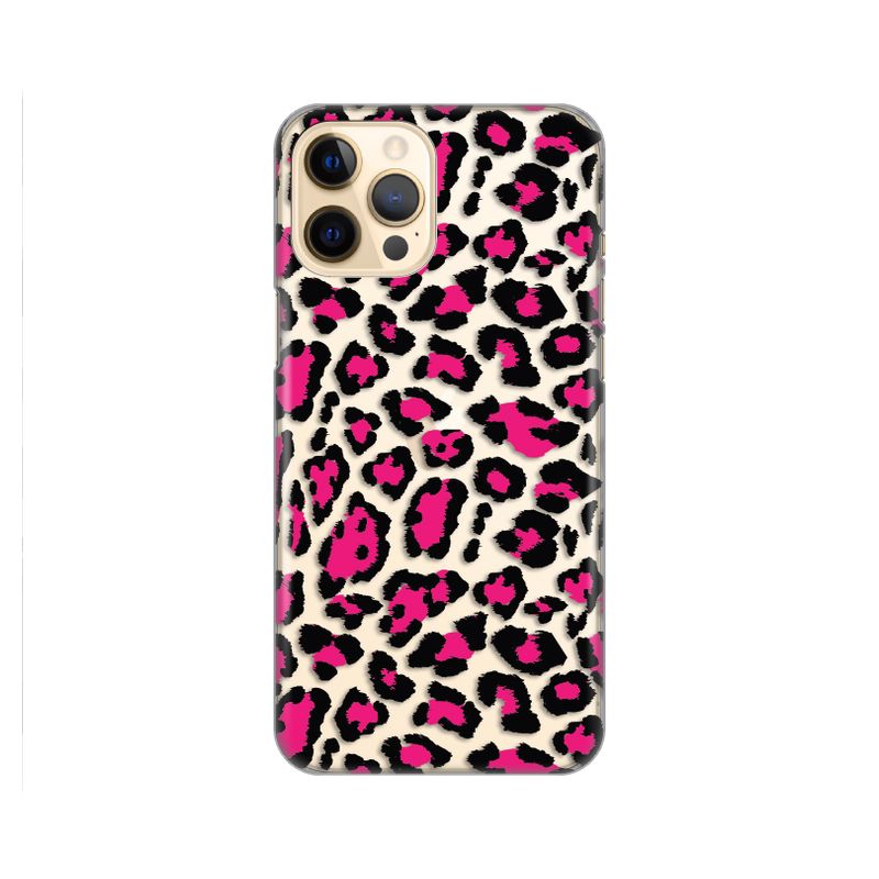 Maskica Silikonska Print Skin za iPhone 12 Pro Max 6.7 Pink Jungle