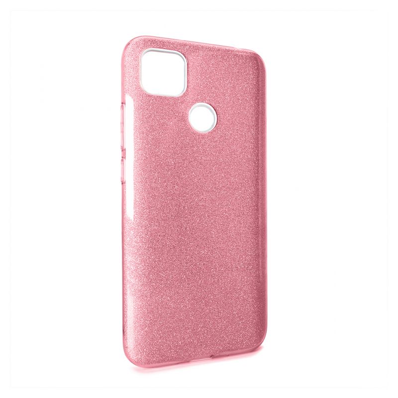 Maskica Crystal Dust za Xiaomi Redmi 9C roze