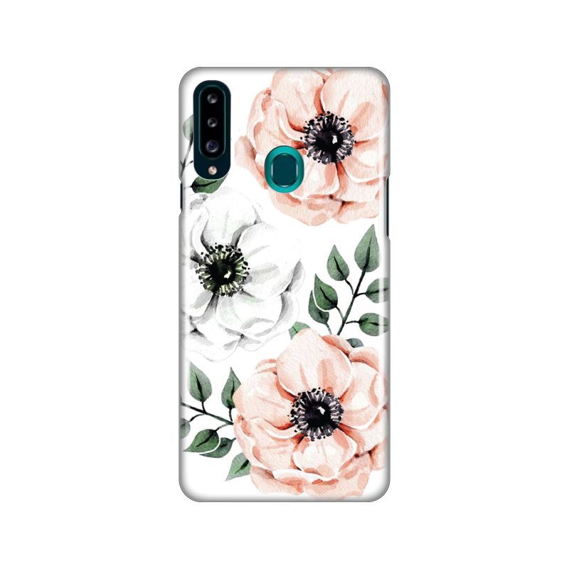 Maskica Silikonska Print za Samsung A207F Galaxy A20s Flower Art