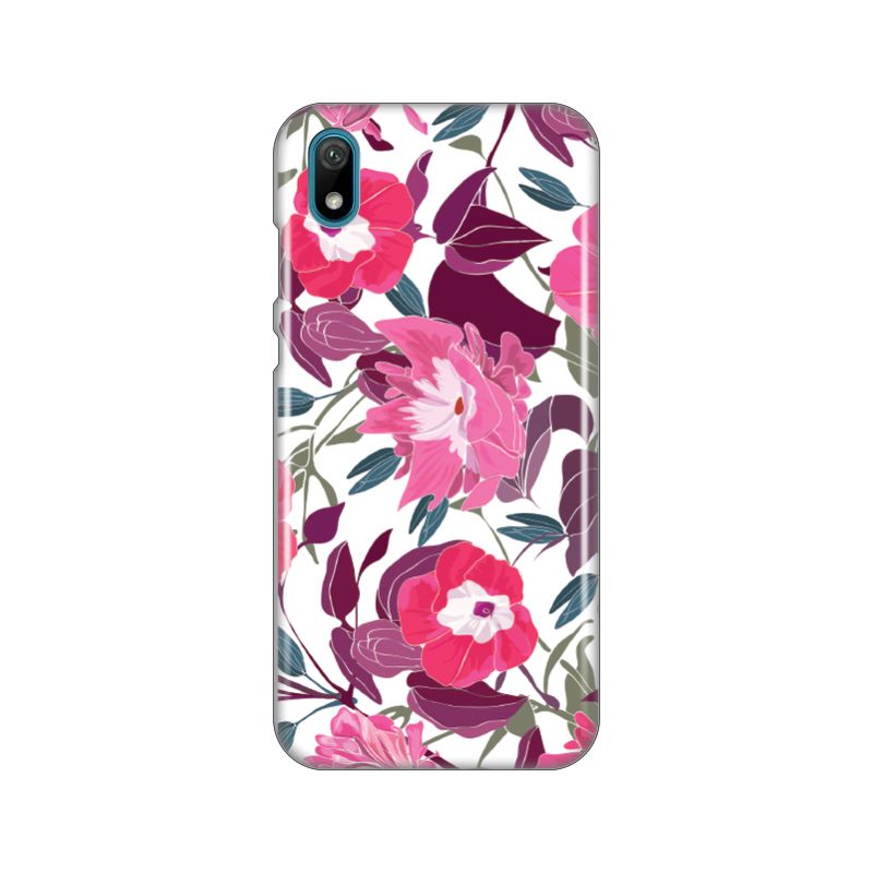 Maskica Silikonska Print za Huawei Y5 2019/Honor 8S 2019/2020 Pink Flowers