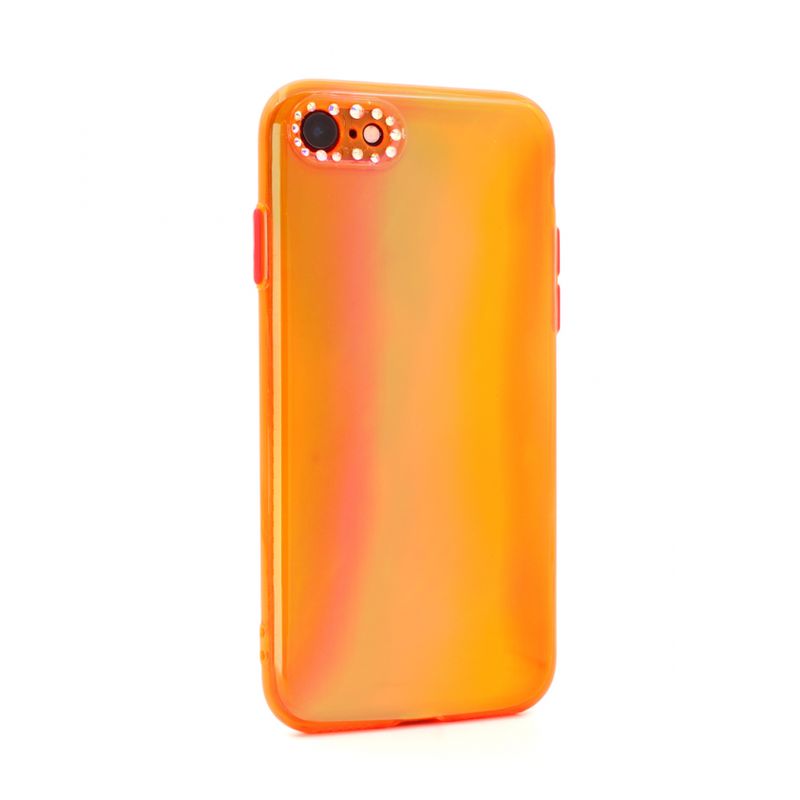 Maskica Camera Crystal IPhone 7/8/SE (2020) narandzasta