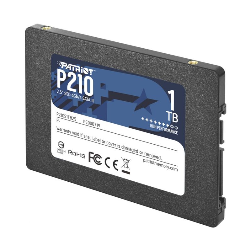 SSD 2.5 SATA3 1TB Patriot P210 520MBs/430MBs P210S1TB25