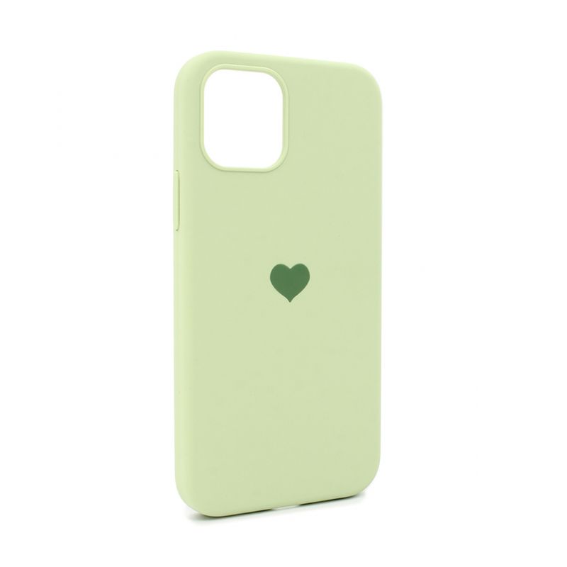 Maskica Heart za iPhone 12/12 Pro 6.1 zelena