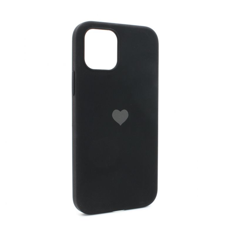 Maskica Heart za iPhone 12/12 Pro 6.1 crna