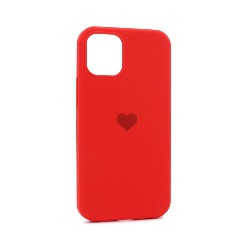 Maskica Heart za iPhone 12 Mini 5.4 crvena