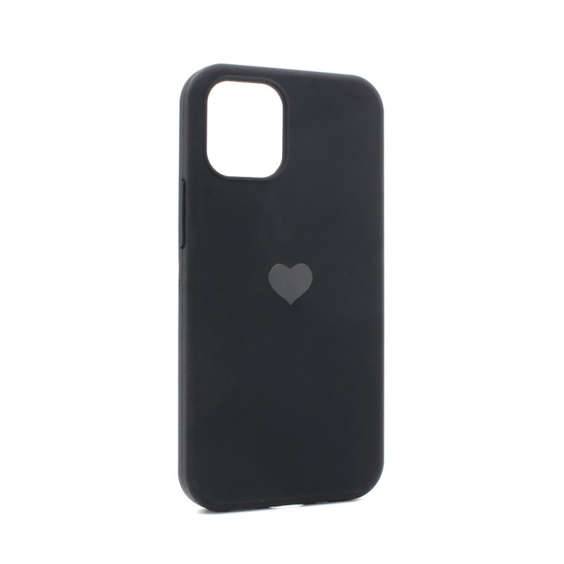 Maskica Heart za iPhone 12 Mini 5.4 crna