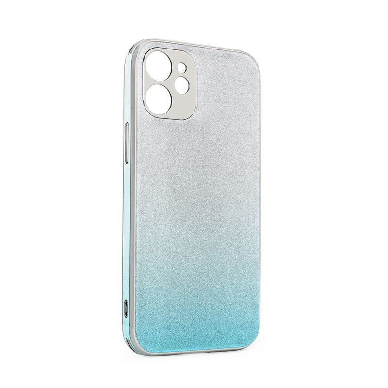 Maskica Glass Glitter za iPhone 12 Mini 5.4 plava