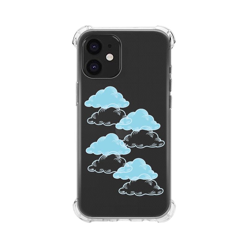Maskica Silikonska Ice Cube Print za iPhone Mini 12 5.4 Pretty Clouds
