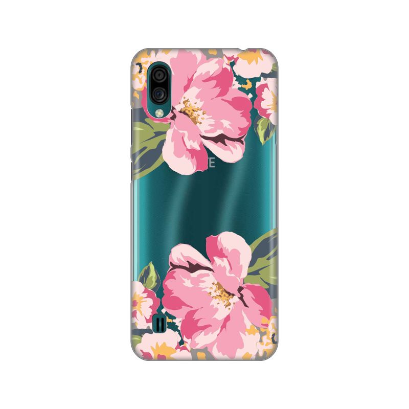 Maskica Silikonska Print Skin za ZTE A5 2020 Pink Flowers