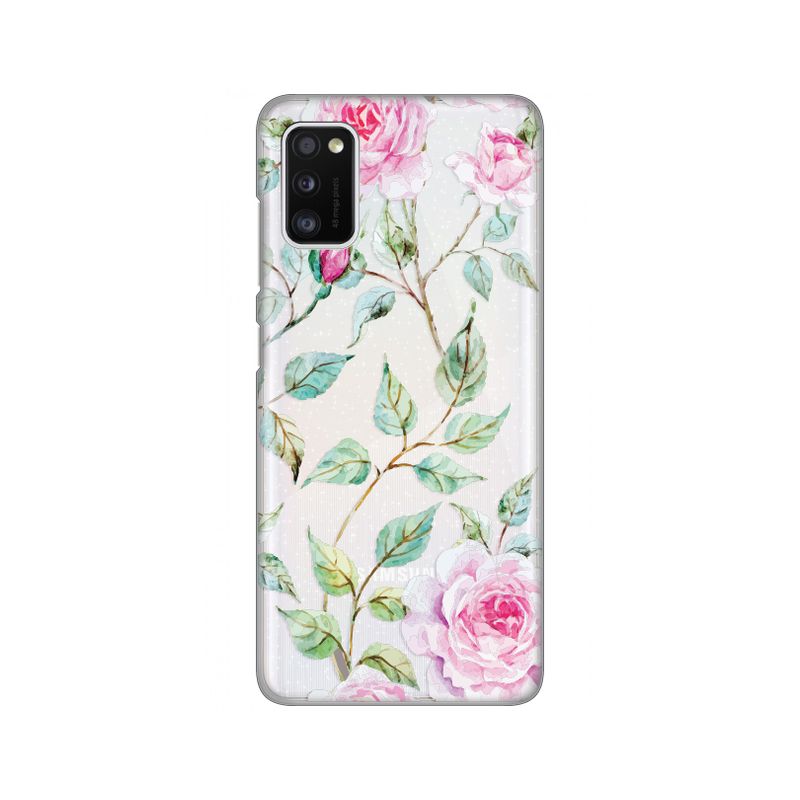 Maskica Silikonska Print Skin Diamond za Samung A415F Galaxy A41 Roses Pattern