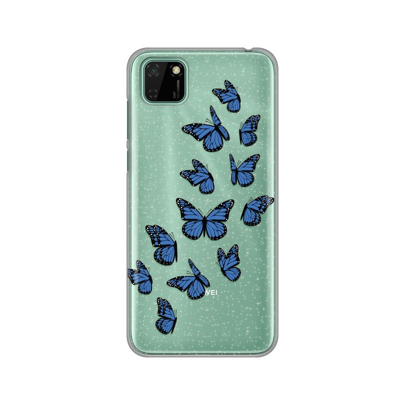 Maskica Silikonska Print Skin Diamond za Huawei Y5p/Honor 9S Blue Butterflies