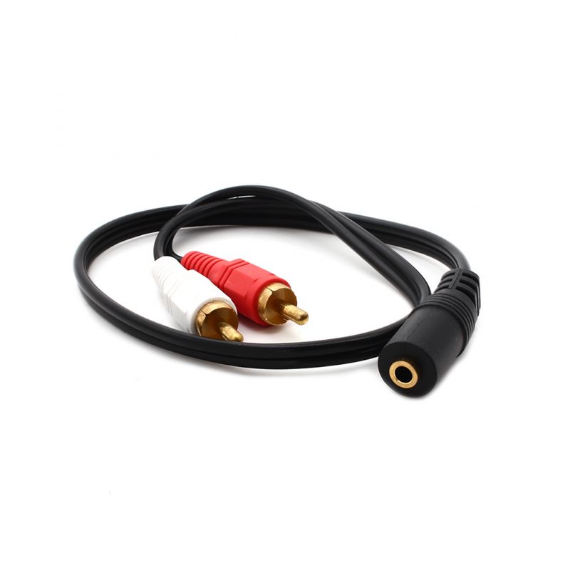 Kabl 2 RCA M na 3.5mm stereo Z JWD-AUDIO7 0.3m