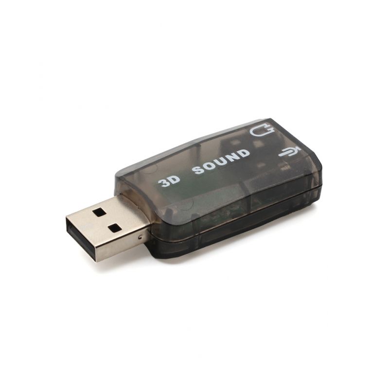 USB 2.0 zvucna karta 5.1 JWD-Sound4 crna