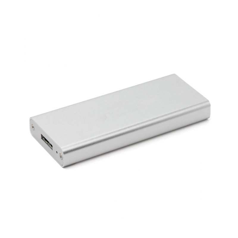 Adapter m.2 SSD na USB sivi