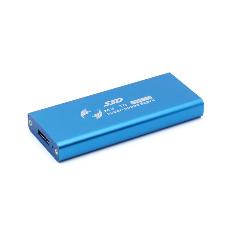 Adapter m.2 SSD na USB plavi