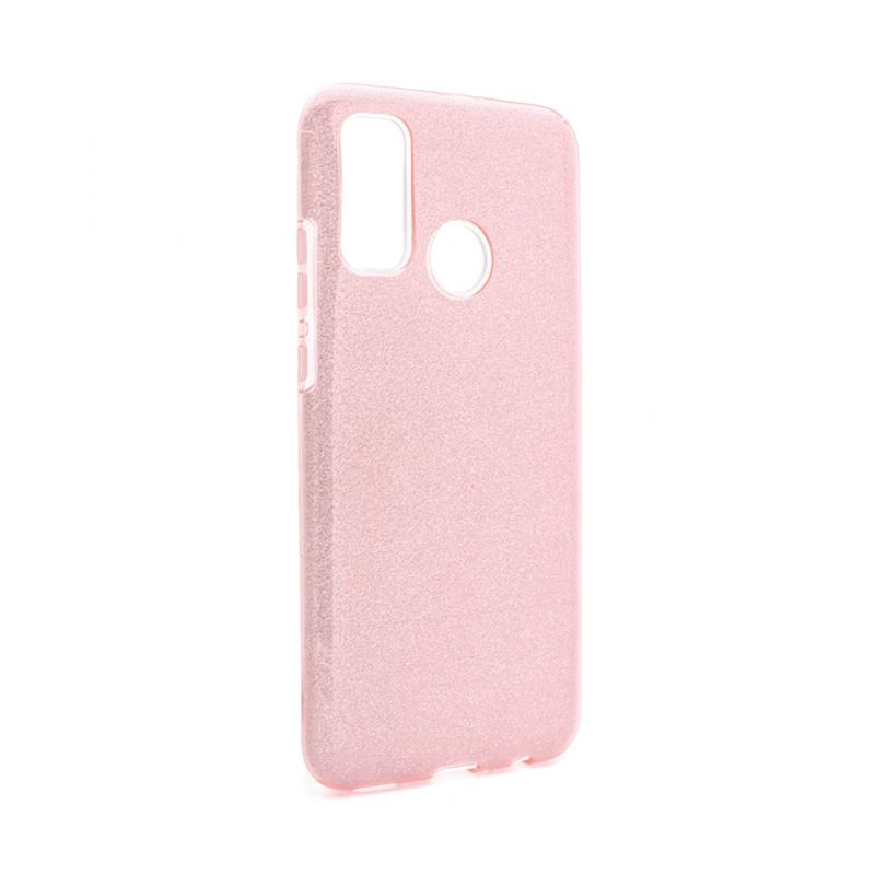 Maskica Crystal Dust za Huawei P Smart 2020 roze