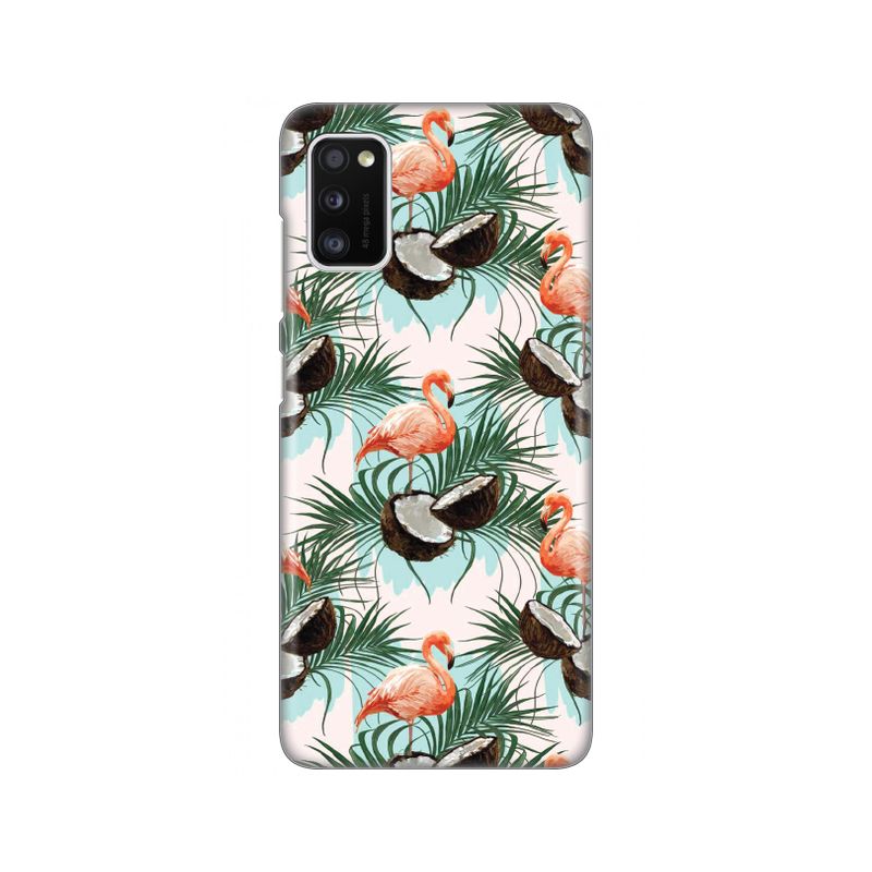 Maskica Silikonska Print za Samsung A415F Galaxy A41 Flamingo On Coconut