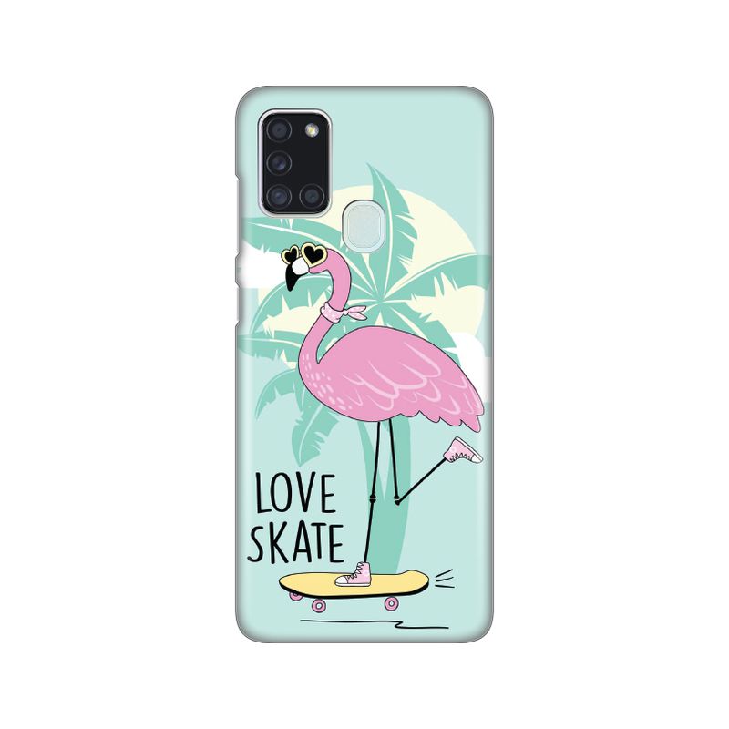 Maskica Silikonska Print za Samsung A217F Galaxy A21s Love Skate