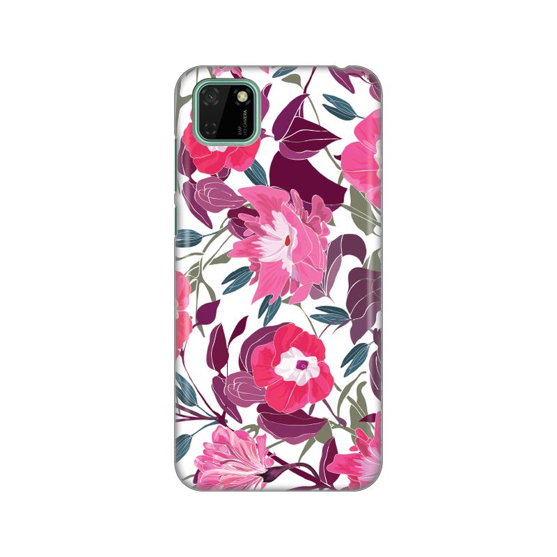 Maskica Silikonska Print za Huawei Y5p 2020/Honor 9S Pink Flowers