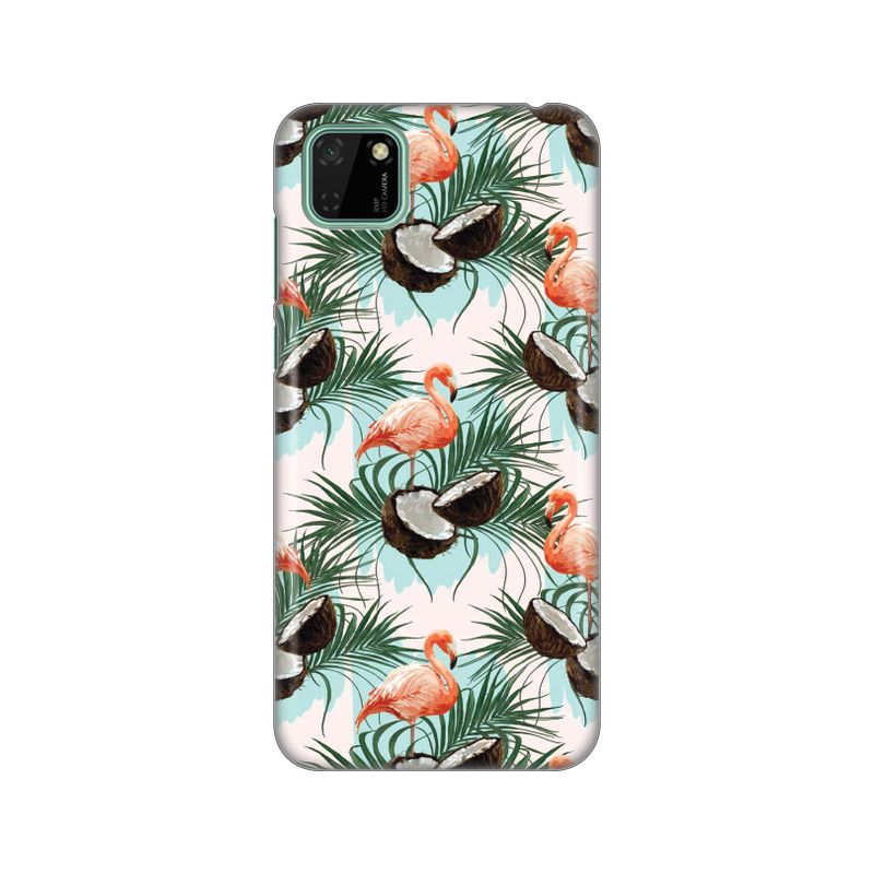 Maskica Silikonska Print za Huawei Y5p 2020/Honor 9S Flamingo On Coconut