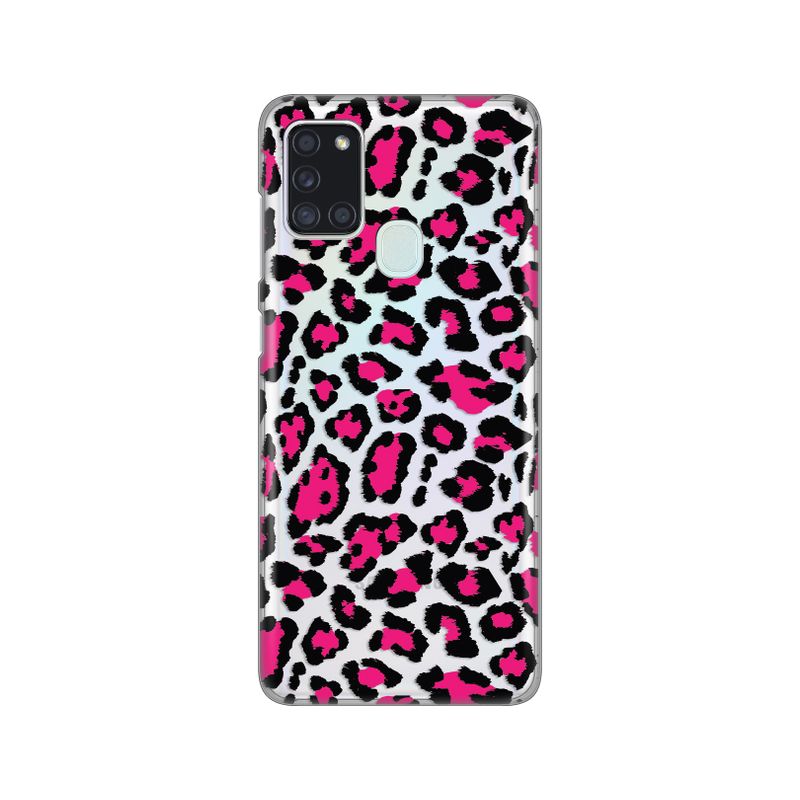 Maskica Silikonska Print Skin za Samsung A217F Galaxy A21s Pink Jungle