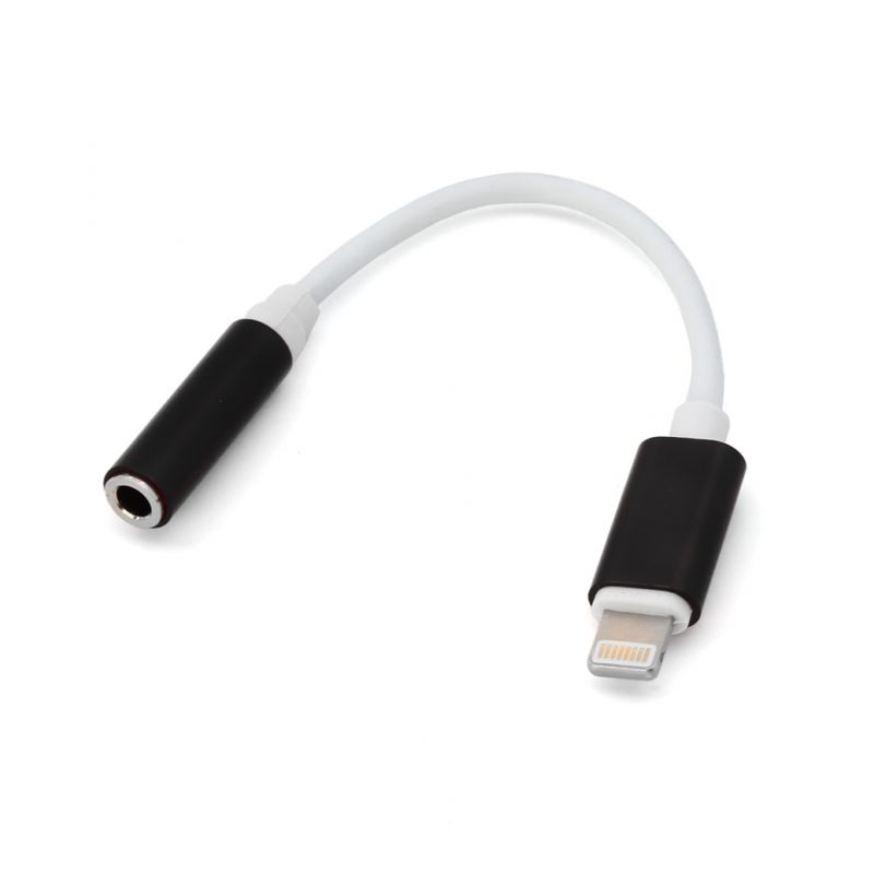 Adapter za slusalice iP-11 iPhone lightning na 3.5mm crni