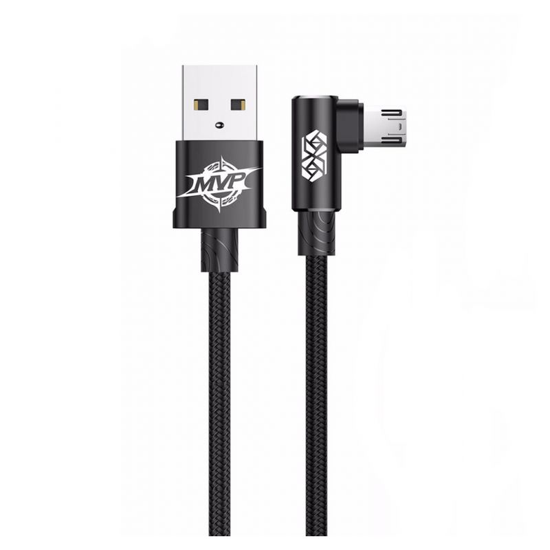 Data kabl Baseus MVP Elbow micro USB crni 1m