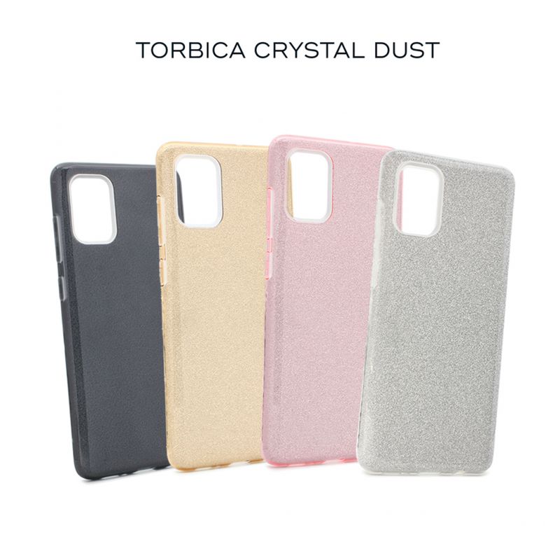 Maskica Crystal Dust za Xiaomi Redmi Note 9 Pro/Note 9 Pro Max/Note 9S crna