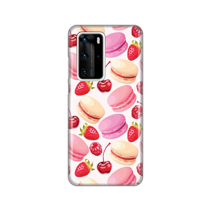Maskica Silikonska Print za Huawei P40 Pro Macaroons And Fruits