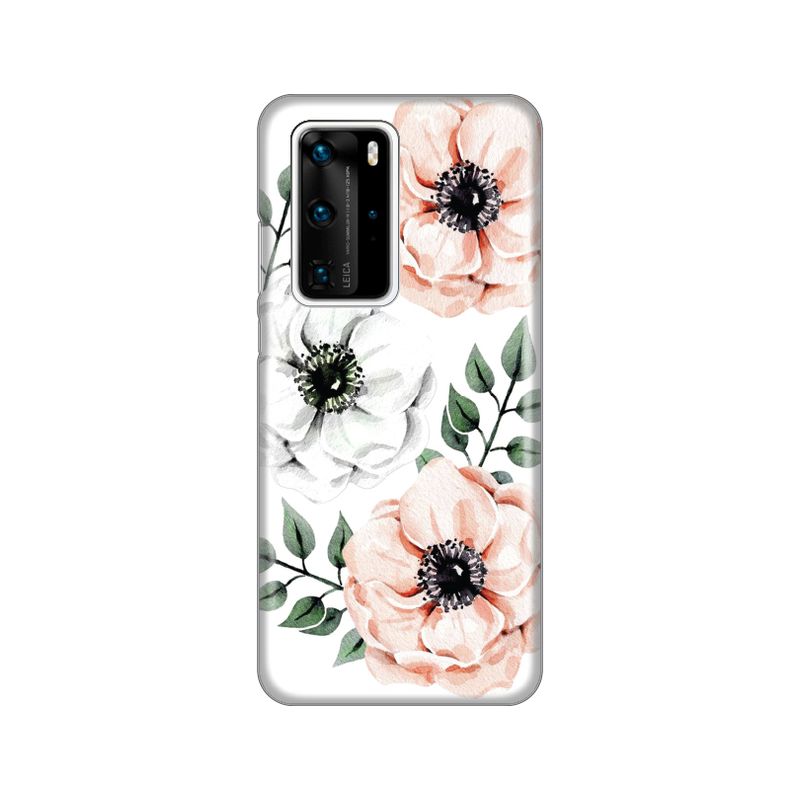 Maskica Silikonska Print za Huawei P40 Pro Flower Art