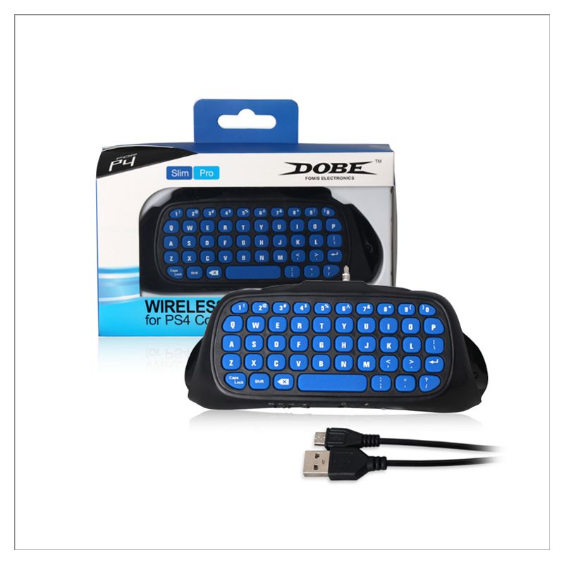 Dobe TP4-022 kontroler tastatura za PS4 plavo-crna