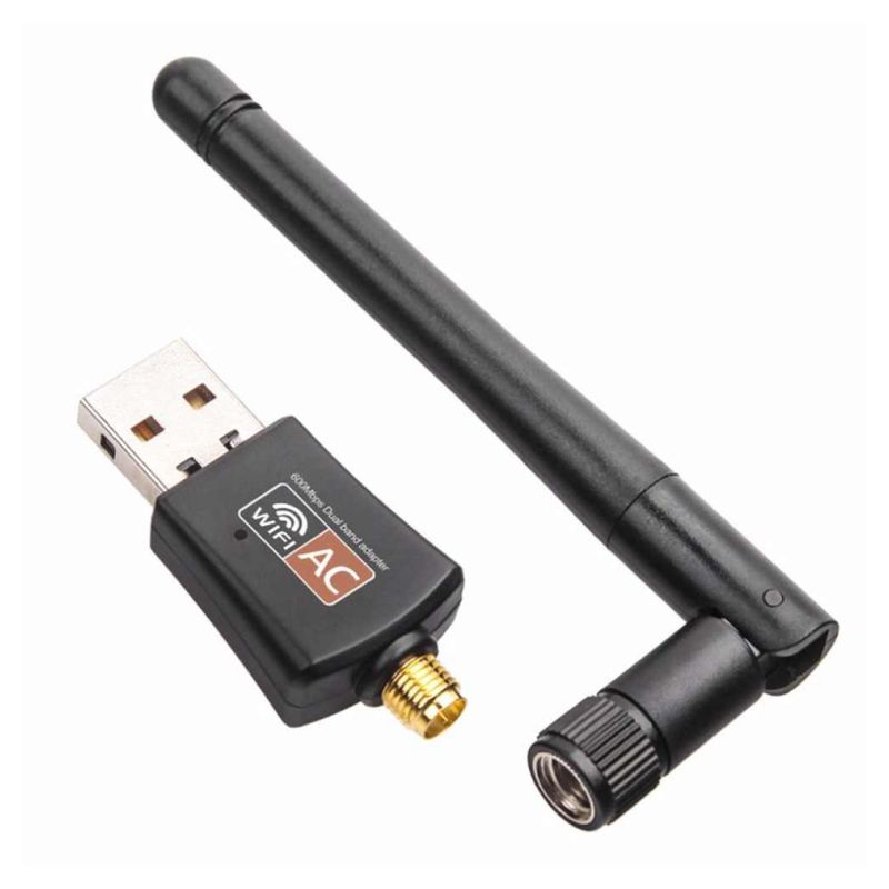 Wireless dual band adapter sa antenom USB 2.4GHz 5GHz 600Mb