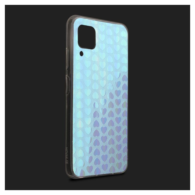 Maskica Pattern Heart za Huawei P40 Lite/Nova 6 SE plava