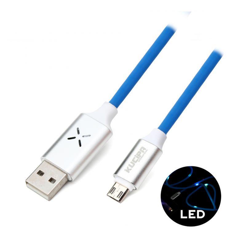 Data kabl KUCIPA K257 micro USB 1m plavi