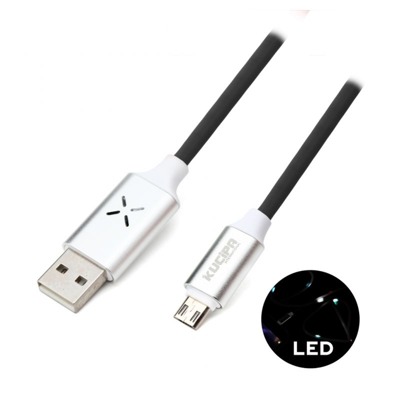 Data kabl KUCIPA K257 micro USB 1m crni
