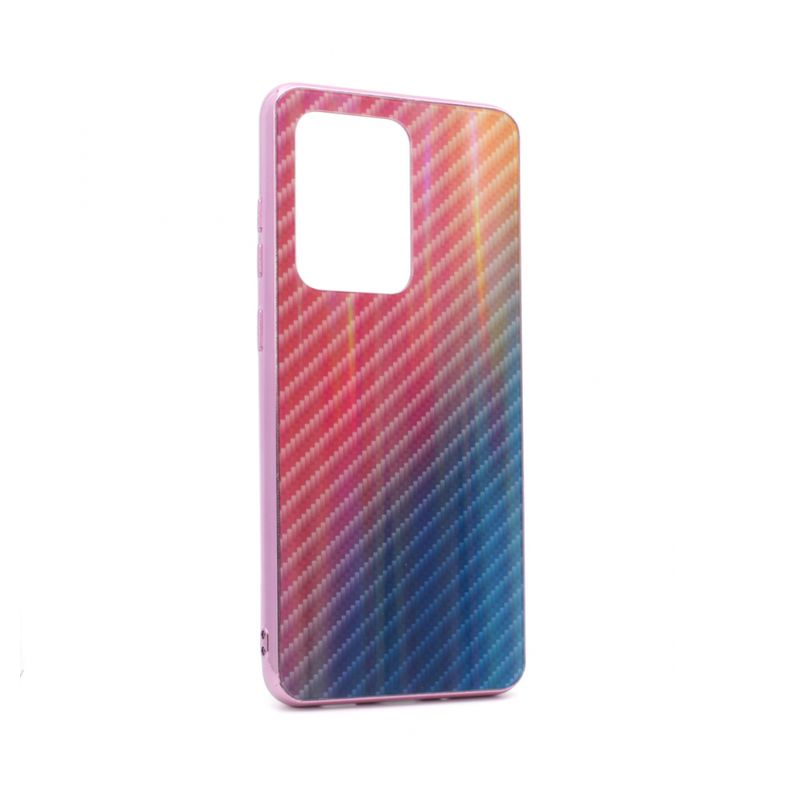 Maskica Carbon glass za Samsung G988F Galaxy S20 Ultra ljubicasta