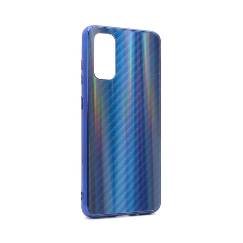 Maskica Carbon glass za Samsung G980F Galaxy S20 plava