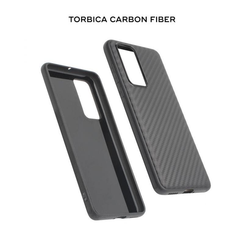 Maskica Carbon fiber za Huawei P40 crna