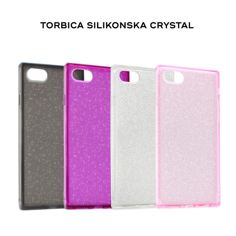 Maskica silikonska Crystal za iPhone 11 Pro Max 6.5 roze