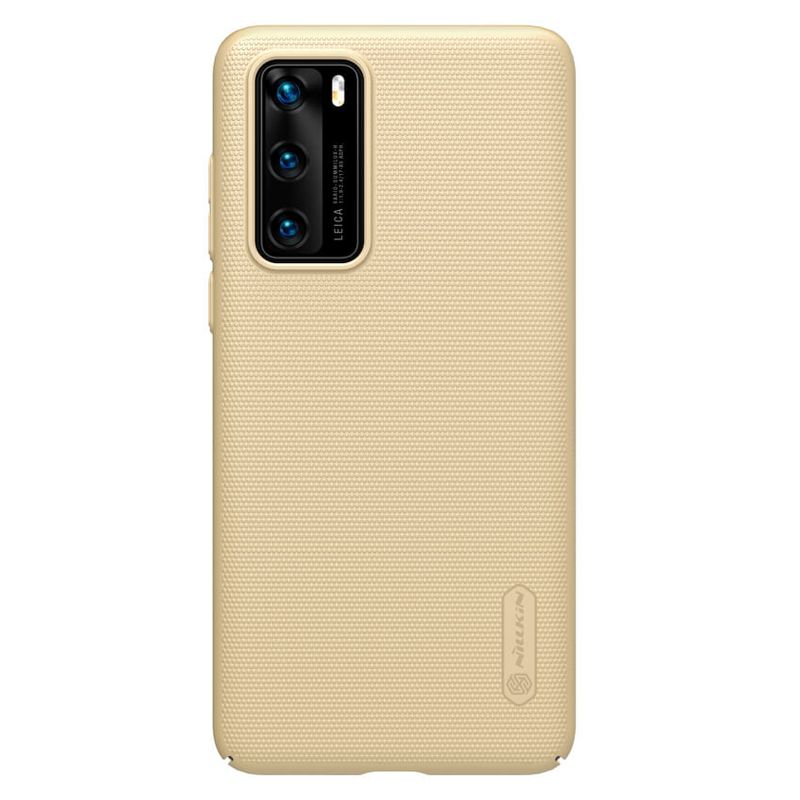 Maskica Nillkin Scrub za Huawei P40 zlatna