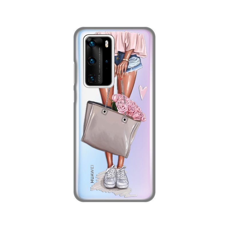 Maskica Silikonska Print Skin za Huawei P40 Pro Shopping Girl
