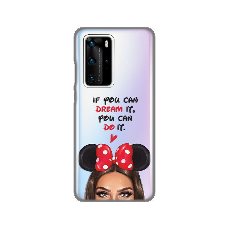 Maskica Silikonska Print Skin za Huawei P40 Pro Disney Girl