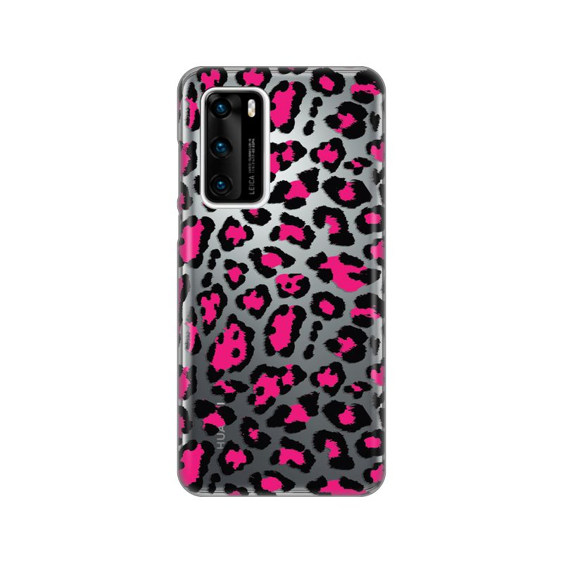Maskica Silikonska Print Skin za Huawei P40 Pink Jungle
